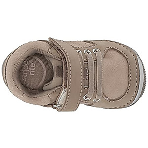 Stride Rite Kids SRTech Wes Casual Sneaker, Taupe, 6.5 Wide US Unisex Toddler