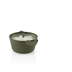 EVA SOLO | Rice steamer Green tool | Cook rice, quinoa etc. easily in the microwave | Danish Design & Functionality | Green