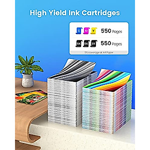 PACITEK Compatible Replacement for Brother LC3017 LC 3017 XL Ink Cartridges, Work with Brother Brother MFC-J5330DW MFC-J6930DW MFC-J6530DW MFC-J6730DW Printers (2 Black, 1 Cyan, 1 Magenta, 1 Yellow)