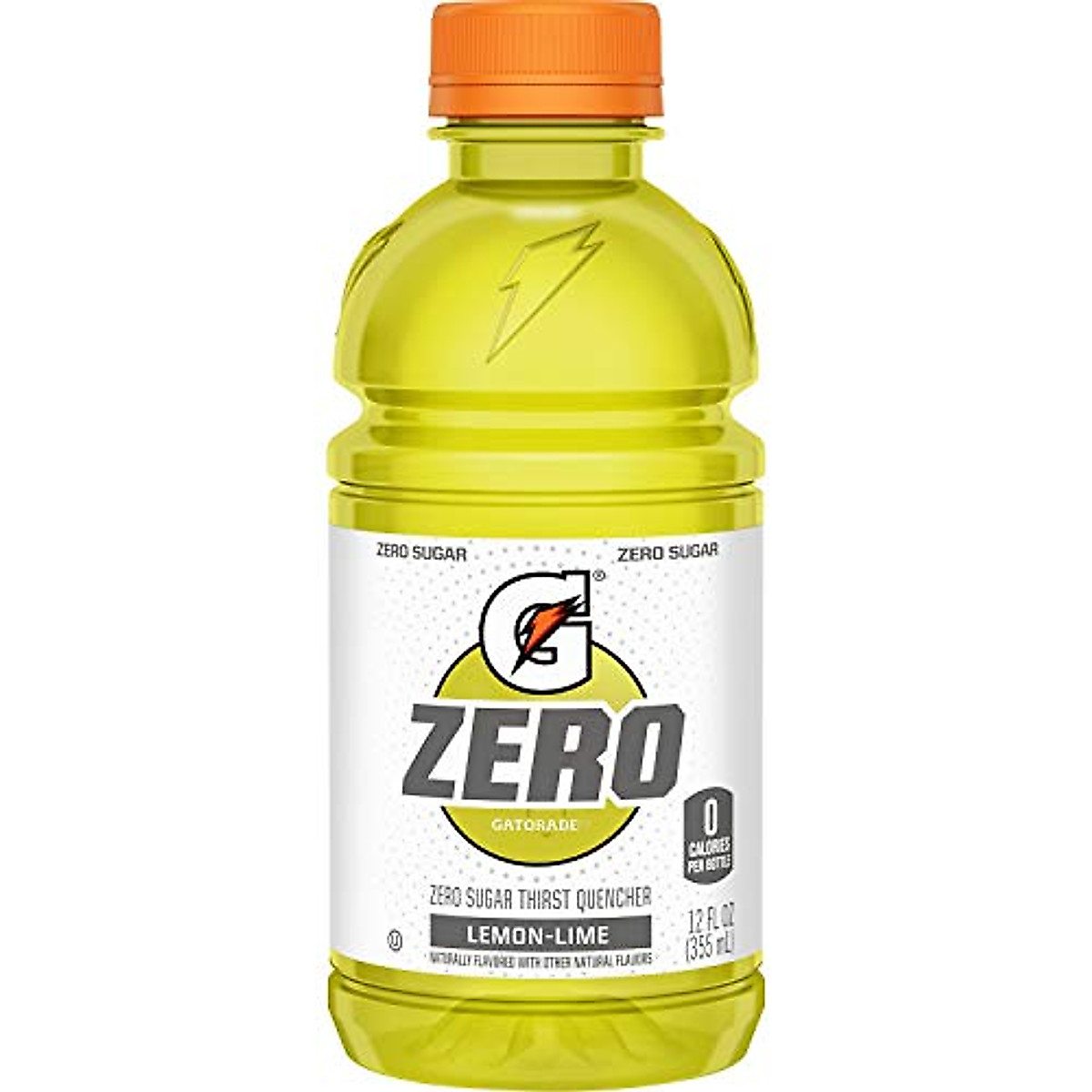 Gatorade G Zero Thirst Quencher, Lemon Lime, 12oz Bottles (6 Pack)