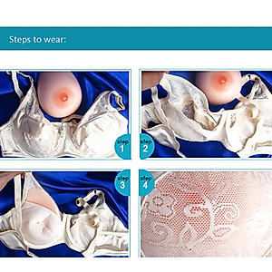 Megularlo Special Pocket Bra for Crossdressers Mastectomy (34/75, Skin)