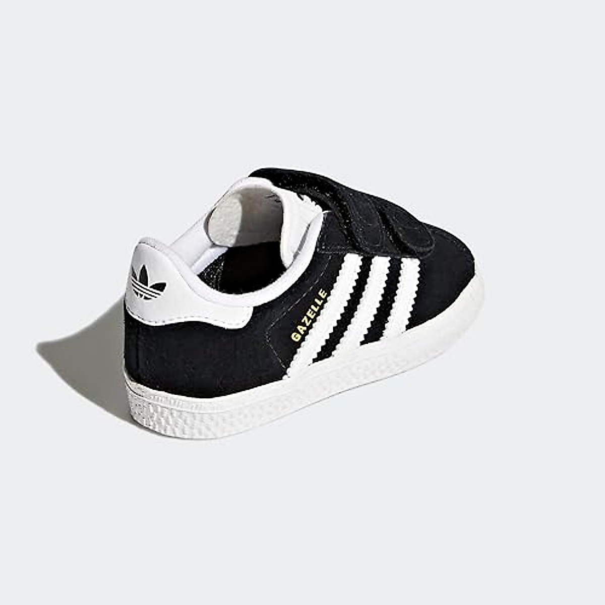 adidas Originals Kids Gazelle CF I Black/White/White 7 Toddler M