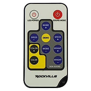 Rockville UBAR-27 27" ATV/UTV/Boat Soundbar Bluetooth Speaker System w/LED + Wire Kit