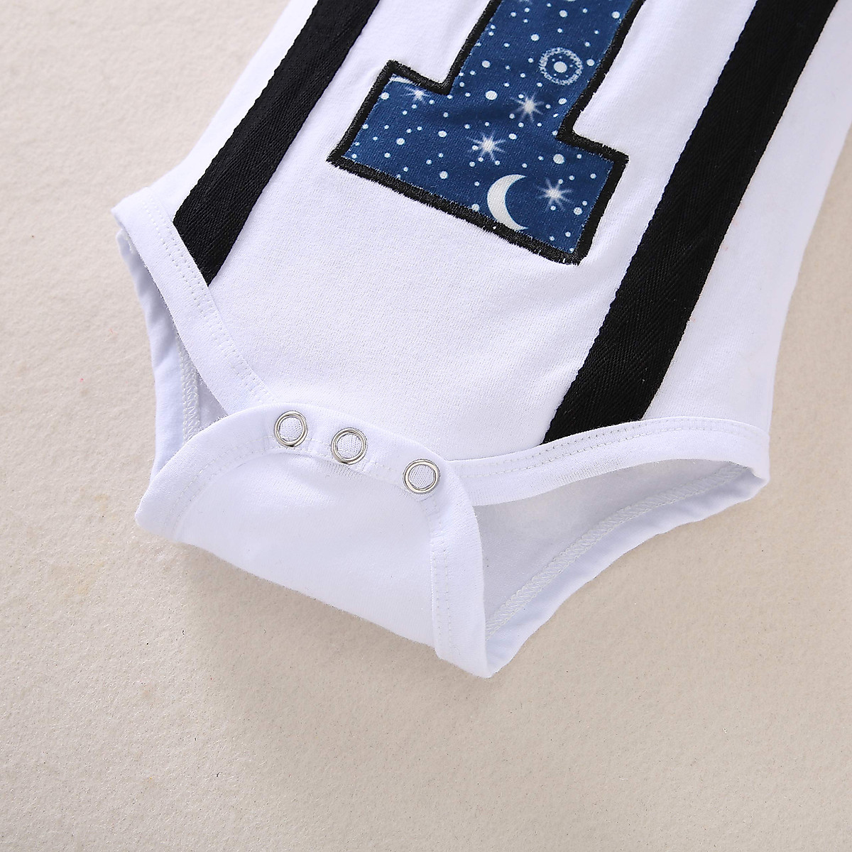 Baby Clothes 1st Birthday Outfits Short Long Sleeve Romper Pants Suspenders Strap Outfits Toddler Boy First Sets Blue