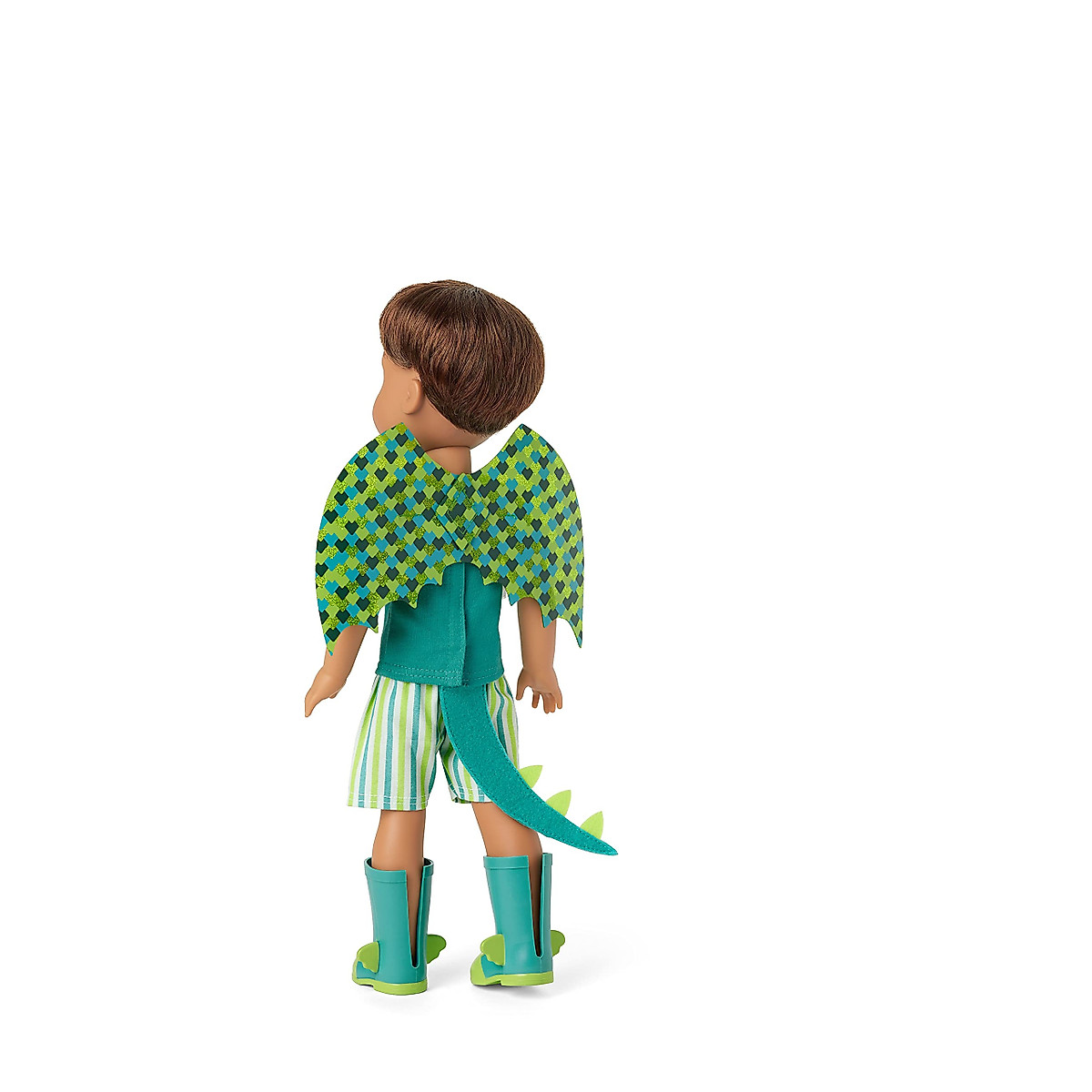 American Girl WellieWishers 14.5-inch Bryant Doll with T-shirt, Shorts, Dragon Wings & Tail, and Boots, For Ages 4+