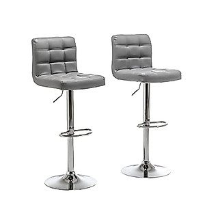 Trust Win Barstool BS-DS-005 Set of 2 (Grey)