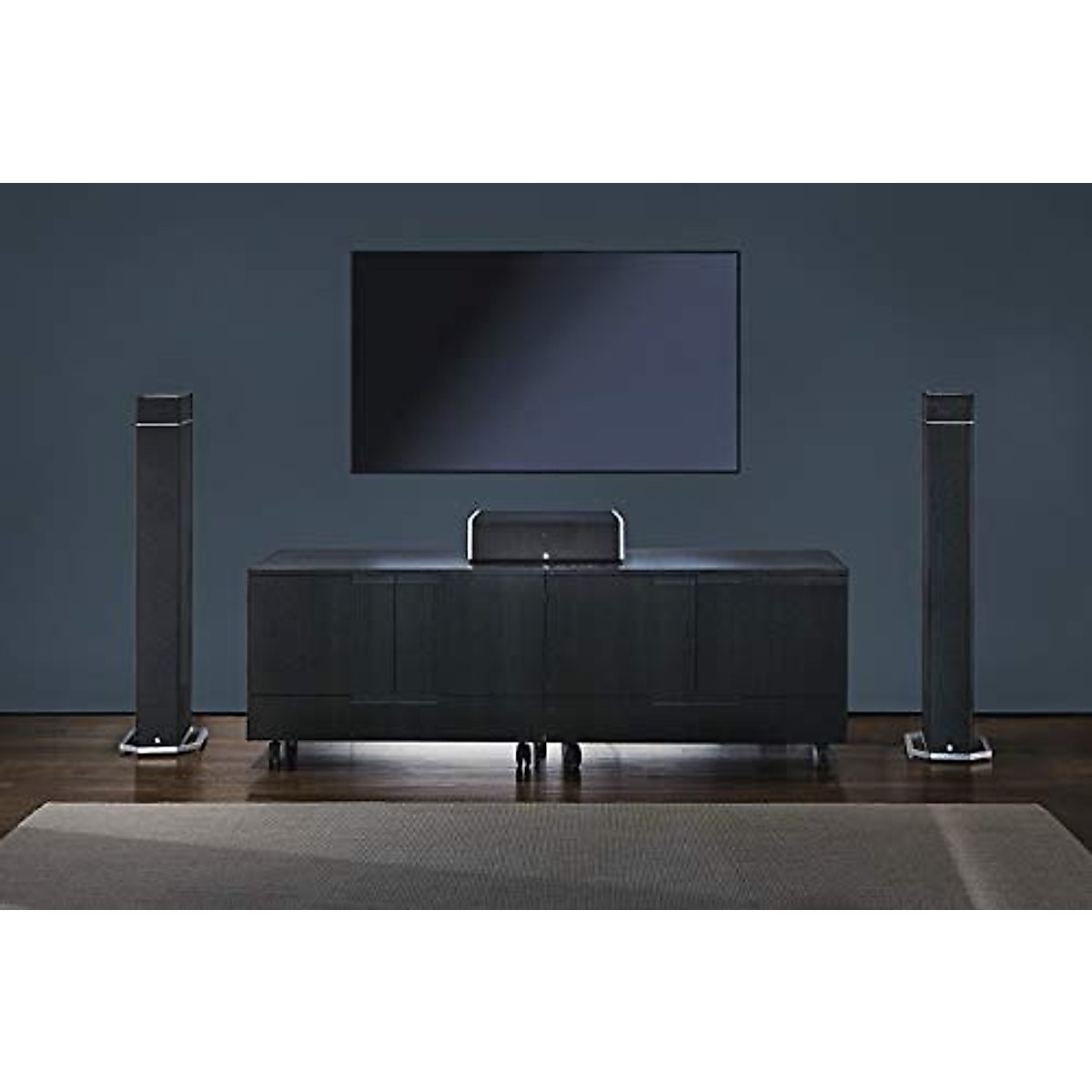 Definitive Technology CS-9060 Center Channel Speaker | Built-in 8" 150-Watt Powered Subwoofer for Home Theater | High Performance | Premium Sound Quality | Single, Black, Model Number: KEBA-A