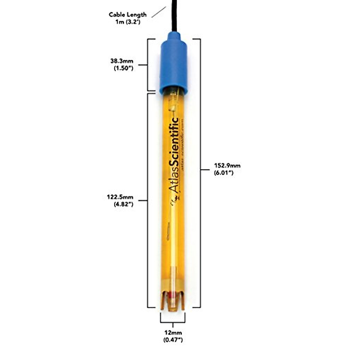 Atlas Scientific Lab Grade pH Probe 0 − 14 pH