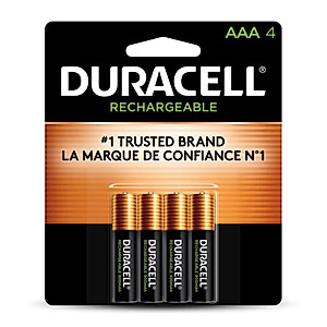 Duracell Precharged Recharg. Battery,AAA (Pack of 2)