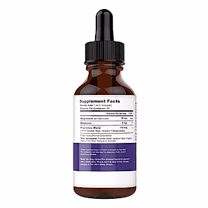 Ultra6 Nutrition Melatonin Drops with Valerian Root - Liquid Melatonin Sleeping Supplement with 5 HTP & Passion Flower - A Liquid Sleep Aid Strength Blend for Adults