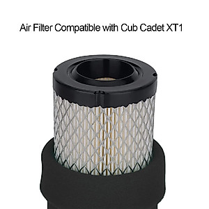 22-083-01 Air Filter Cleaner, 2Pcs Air Filter Kit Compatible with Kohler 5400 Series KS540 17-19.5hp Engine, Replace 22-083-01-S 22-883-01-S 2208301s Cub Cadet XT1 Riding Lawn Mower Tractor Mower
