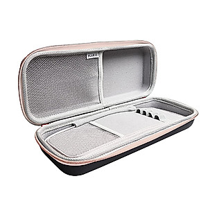 Plaris Stethoscope Case for Nurses for 3M Littmann/MDF/Omron Stethoscopes - Extra Room for Medical Bandage Scissors EMT Trauma Shears and LED Penlight, (Black Rosegold)