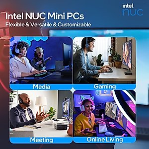 Intel NUC 11 NUC11PAHi5 Panther Canyon Mini Computer 11th Gen Core i5-1135G7, 4 Cores, 8 Threads, 8MB Smart Cache, Iris Xe Graphics, 0GB RAM, 0GB SSD, No OS, Barebone