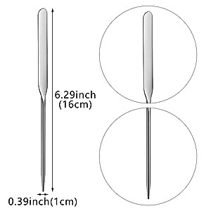 6 Pack Stainless Steel Makeup Spatula Foundation Liquid Foundation Mixer Face Cream Applicator Cosmetic Mixing Tool for Foundation Eye Shadow Cream