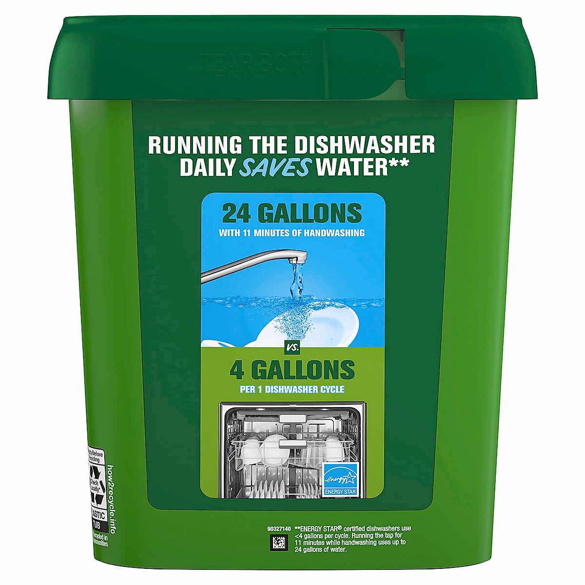 Cascade ActionPacs Dishwasher Detergent, Fresh Scent, 85-Count