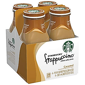 Starbucks Frappuccino Coffee Drink, Caramel, 9.5 oz (4 Pack)