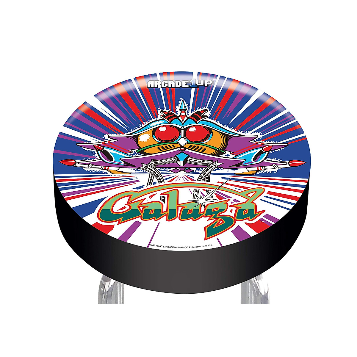 Arcade1Up Galaga Adjustable Stool, 21.5" to 29.5" - Electronic Games