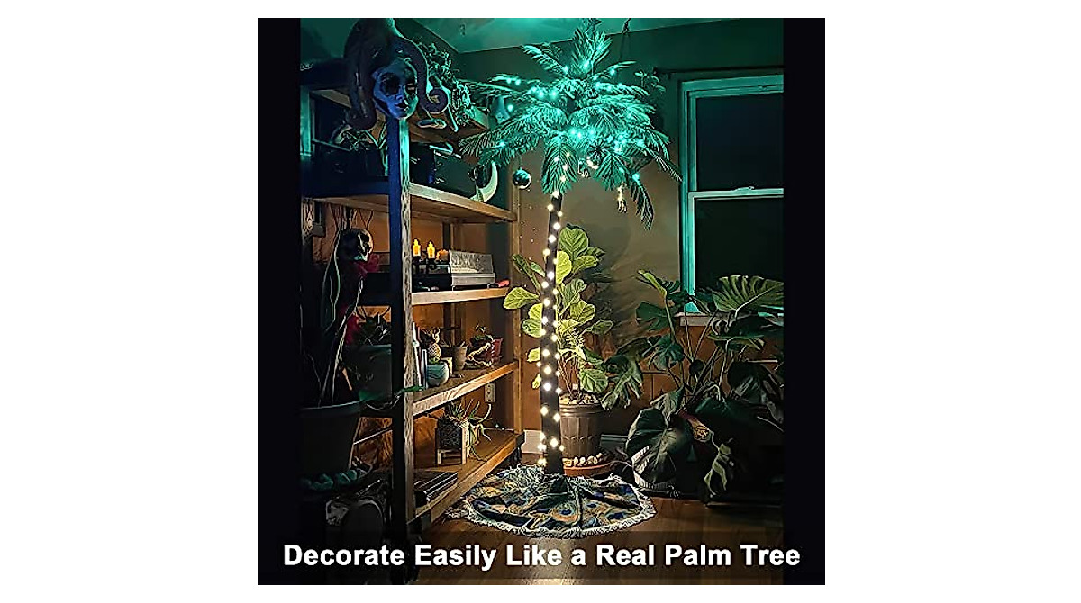 LIGHTSHARE 5FT Lighted Palm Tree – Brighten Your Space