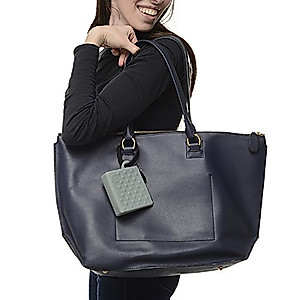 CB Go Small Silicone Pouch. On-The-Go for Stroller and Diaper Bag Organizer for Pacifiers, Keys, Credit Cards & More, Grey