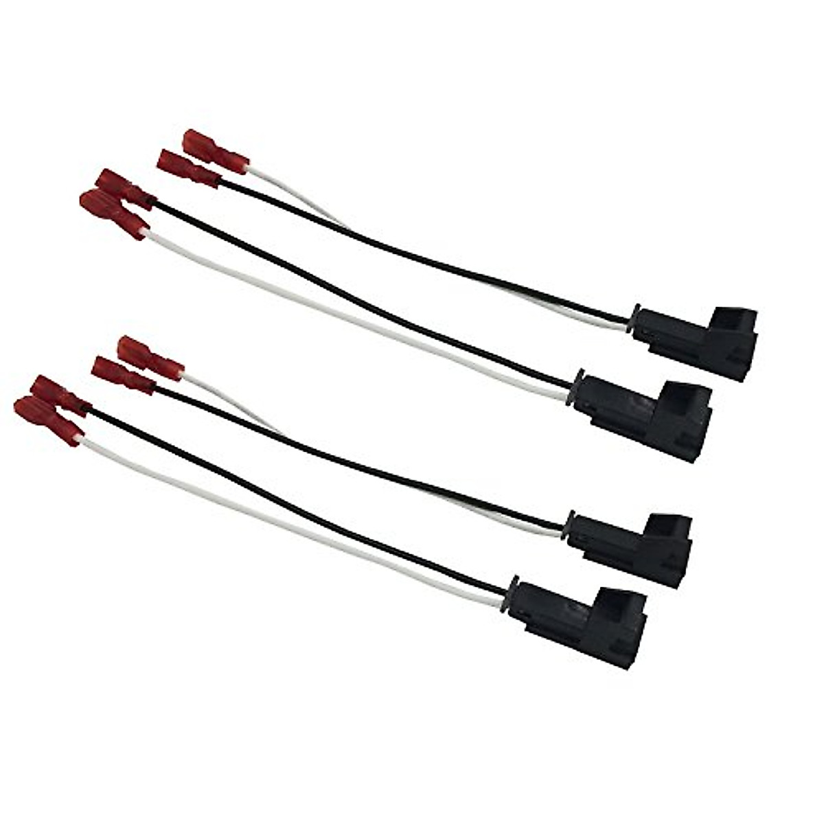 DKMUS 2 X Pairs Wire Cable Wiring Harness for General Motor Vehicles Speakers Adapter Connector Adaptor Plug