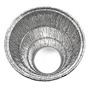 U/B Grease Bucket Liners, Aluminum Disposable Replacement Part for Traeger Green Mountain Oklahoma Joe's Wood Smoker Pellet Grill Drip Tray, 24-Pack Silver