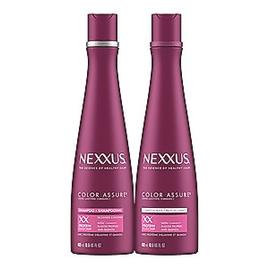 Nexxus Color Assure Shampoo and Conditioner for Color-Treated Hair - Enhances Color for Up to 40 Washes, 13.5oz, 2 Pack