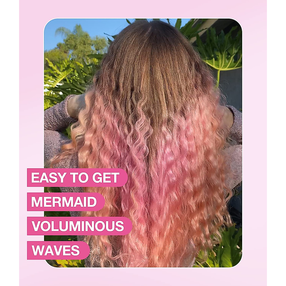 FARERY Mini Waver Curling Iron, 1/2 Inch, Hair Crimper for Women Beach Waves, Keratin & Argan Oil Infused, Dual Voltage, Pouch Bag