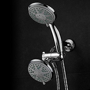 Aquadance by HotelSpa 24-Setting Slimline Showerhead and Hand Shower Combo