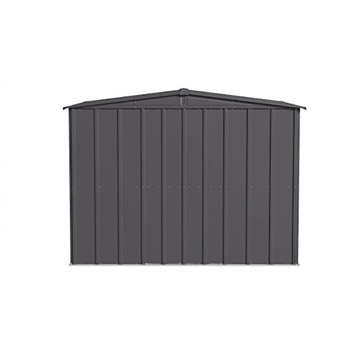 Arrow Classic Steel Storage Shed, 8x8, Charcoal