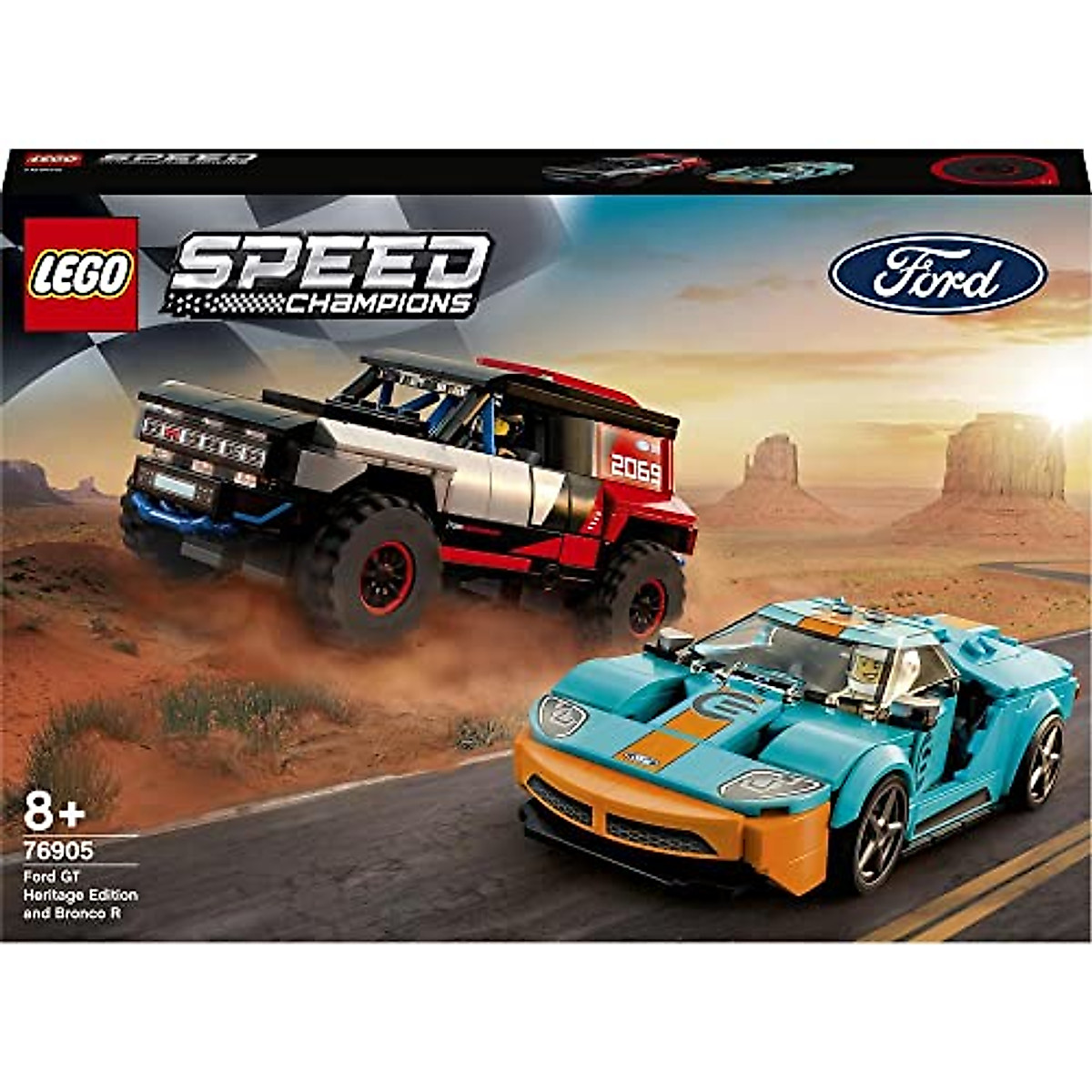 LEGO Speed Champions - Ford GT Heritage Edition and Bronco R (76905.)