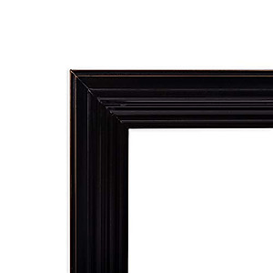 Cottage Garden Together Forever Hearts Midnight Black 5 x 7 Woodgrain Hinged Double Tabletop Photo Frame