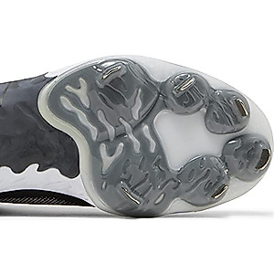 Nike Alpha Huarache Elite 3 Mid White/BlackMen's Baseball Cleat (us_Footwear_Size_System, Adult, Men, Numeric, Medium, Numeric_15)