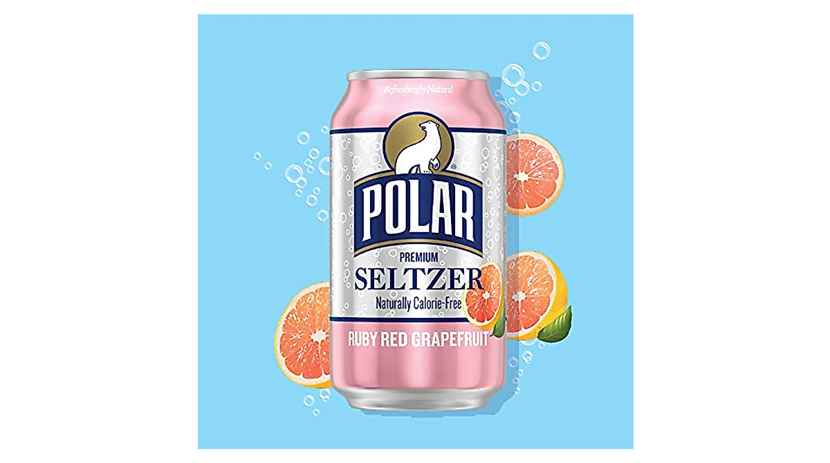 Polar Seltzer Water Ruby Red Grapefruit - 24 Pack