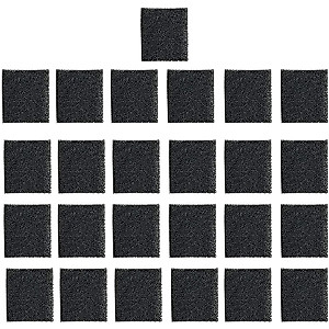 DUORIO Pump Filter Sponge, Filters Sponge Accessories Reduces Dirt in Pump Compatible with Miracle-GRO AeroGarden Pump Harvest, Bounty, Farm, Extra, Ultra -25 Pack