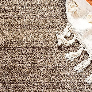 Rugs.com Angelica Collection Rug – 6' x 9' Light Brown Medium Rug Perfect for Bedrooms, Dining Rooms, Living Rooms