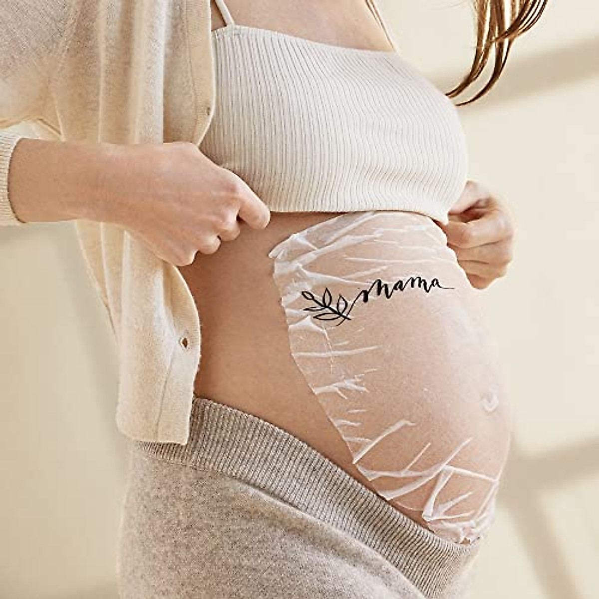 Evereden Soothing Belly Mask - 1 Belly Mask for Pregnant Women 2nd & 3rd Trimester - Hydrating, Nourishing, & Soothing Pregnancy Skin Care Belly Masks - Clean & Vegan Pregnancy & Maternity Products