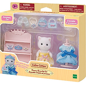 Calico Critters Princess Dress Up Set, Dollhouse Playset with Figure and Accessories