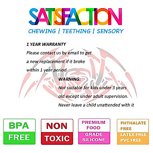 Spider Sensory Chew Necklace for Kids, Boys or Girls (3 Pack) - Chewing Necklace Teething Necklace Teether Necklace Chew Toys - Teething Toys Designed for Chewing, Autism, Autism Sensory Teether Toy