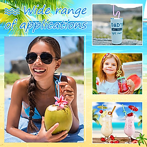 Yinkin 12 Pcs Wavy Glass Straw Curved Reusable Glass Straws Multicolor Clear Silly Straws Tea with 2 Cleaning Brushes for Kids, Drinking, Beverages, Coffee, Smoothies, Juice, Water