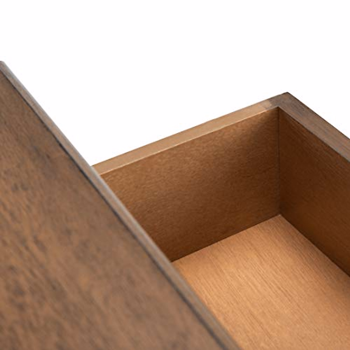 SAFAVIEH Home Collection Athena Brown 3-Drawer Console Table