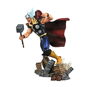 Diamond Select Toys Marvel Gallery Thor PVC Statue, Multicolor, 9 inches