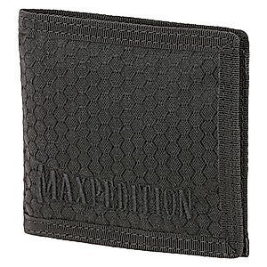 MAXPEDITION BFW Bi Fold Wallet, Black, 9x0.125x4
