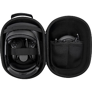 Hard Carrying Case Compatible with Quest Pro Accessories VR Headset with all in one storage, Touch Controllers and Other Accessories, Ultra-Sleek Design for Travel and Storage