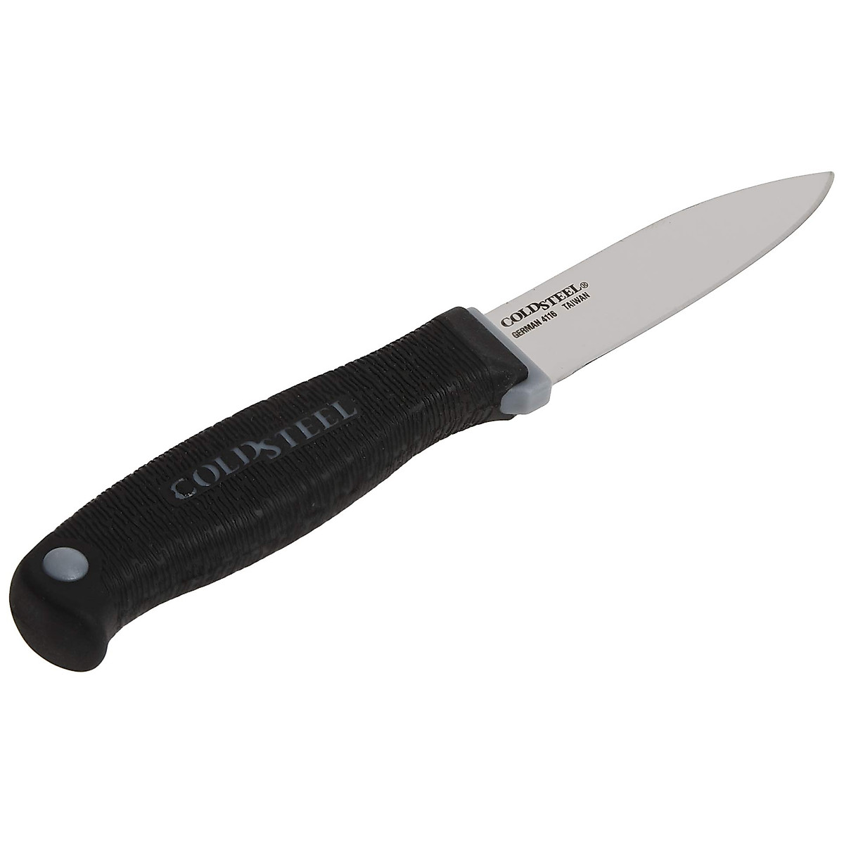 Cold Steel Paring Knife | Compact Lightweight Durable Cryo-Quenched German 4116 Stainless Steel Fixed Blade Knife with Ergonomic Kray-Ex Handle | Kitchen Classics Series