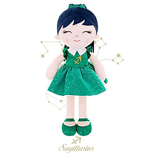 Arteeksdoll Baby Girl Gifts Plush Dolls Constellations Zodiac Doll Birthday Gift 17 inches Sagittari