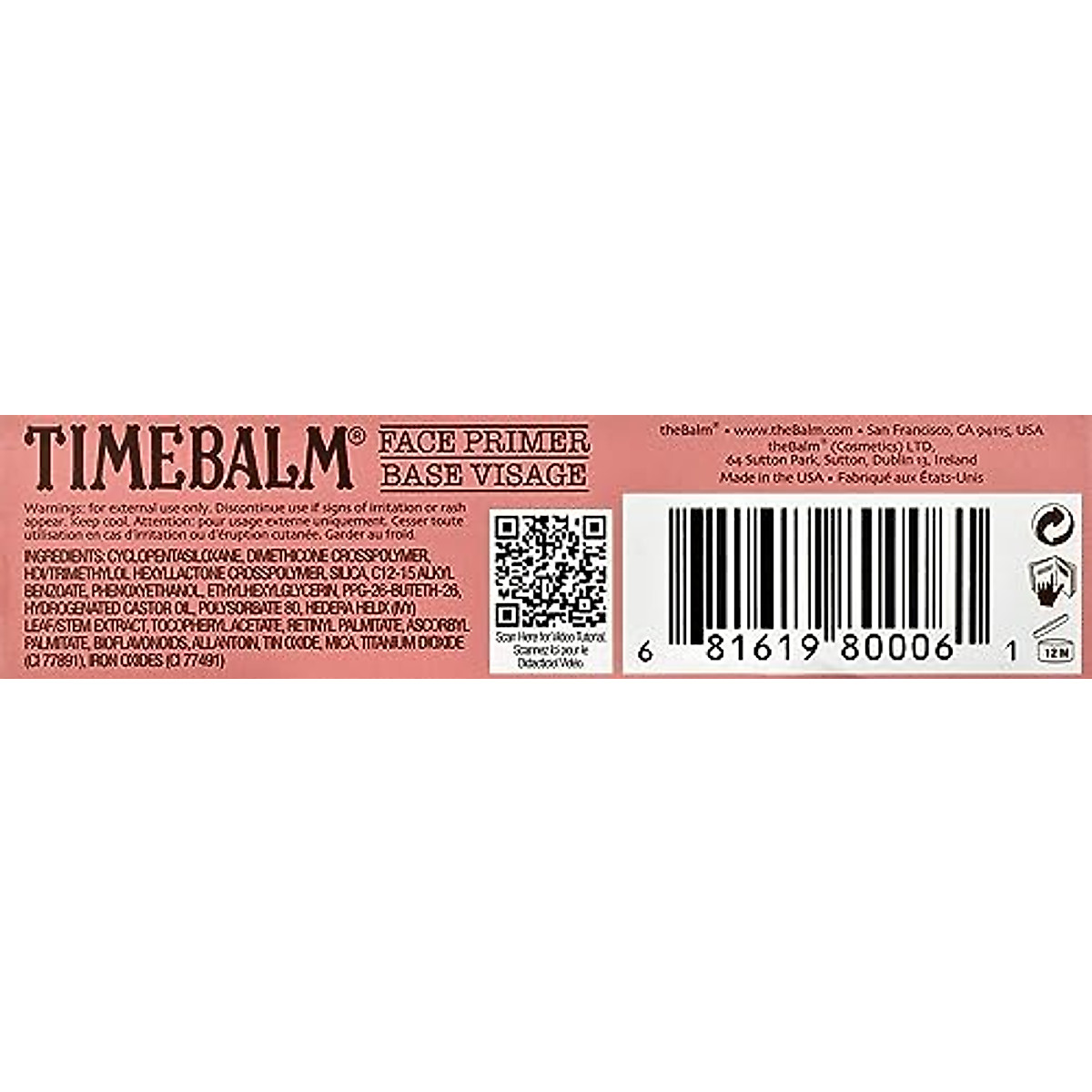 theBalm TimeBalm Face Primer