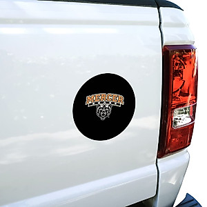 Mercer University Secondary Logo Automotive Car Refrigerator Locker Vinyl Circle Magnet