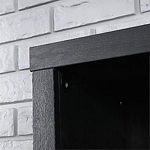 Sauder Miscellaneous Storage 5-Shelf Display Bookcase in Raven Oak Finish, Raven Oak Finish