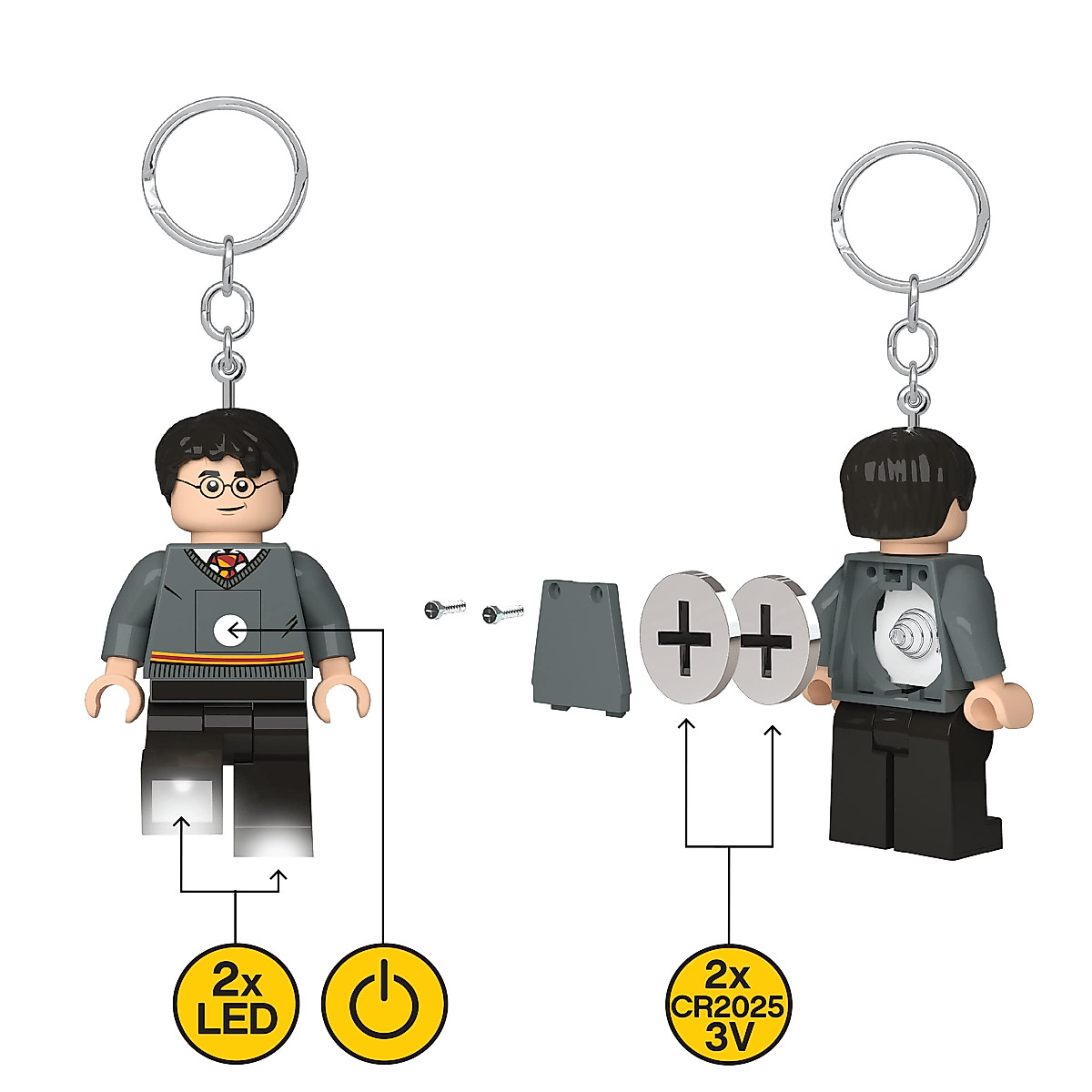 LEGO Harry Potter Keychain Light and Reader Box Set Bundle