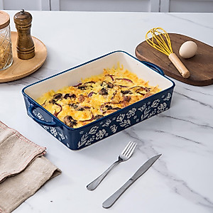 Wisenvoy Casserole Dish 9x13 Baking Pan Casserole Dishes For Oven Baking Dish Ceramic Lasagna Pan Baking Dishes For Oven